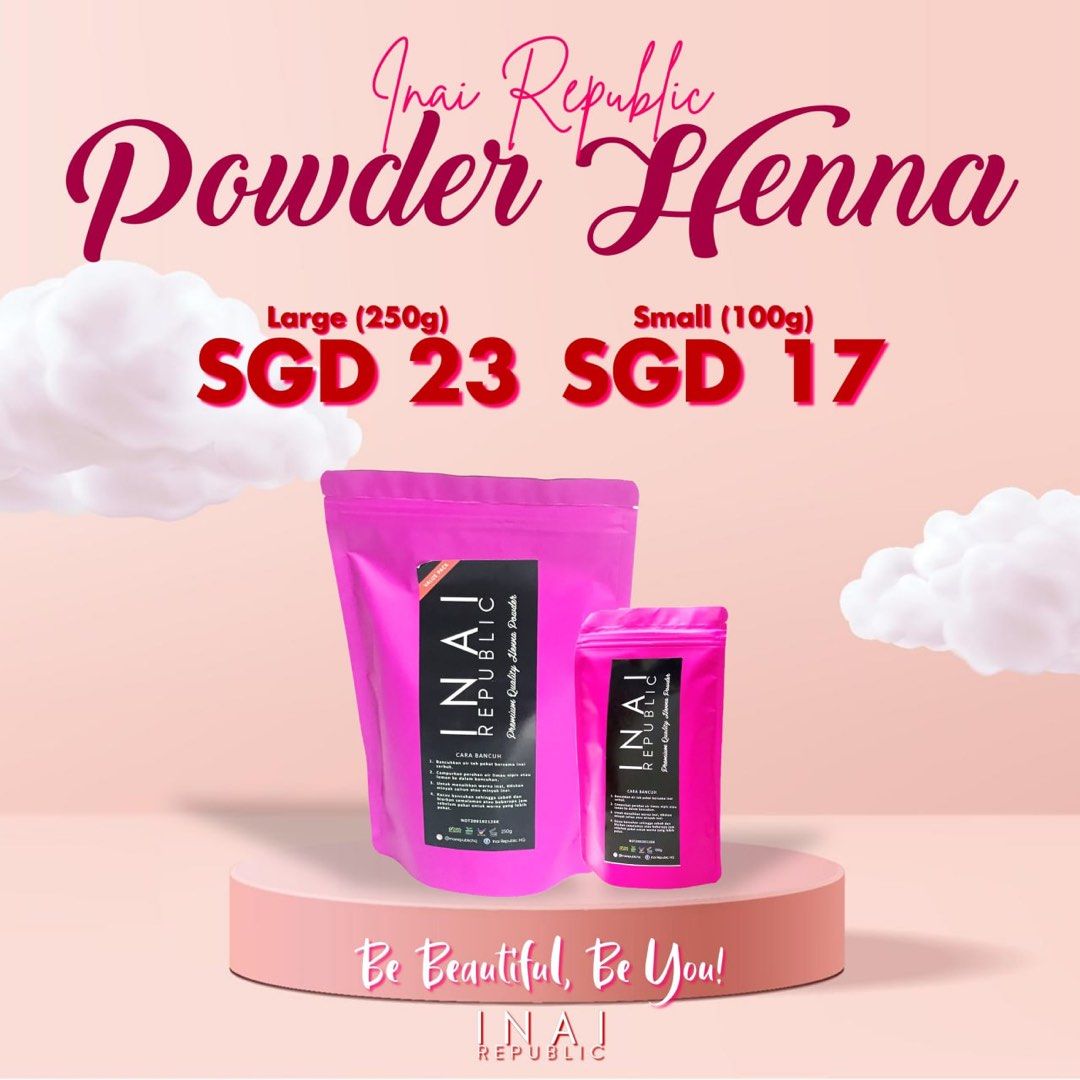 Inai Republic - (BIG) Serbuk/Powder Premium Henna, Beauty & Personal ...