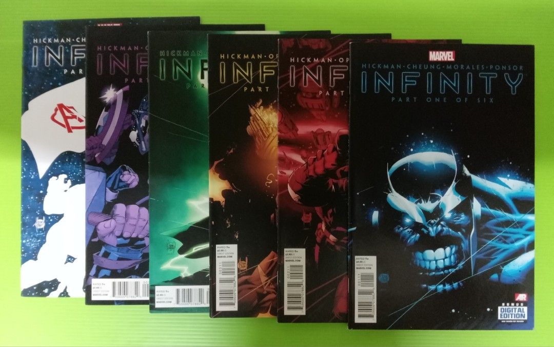 Infinity - 1,2,3,4,5,6 ( Adam Kubert - Cover Art ) Marvel Comics, Cover ...