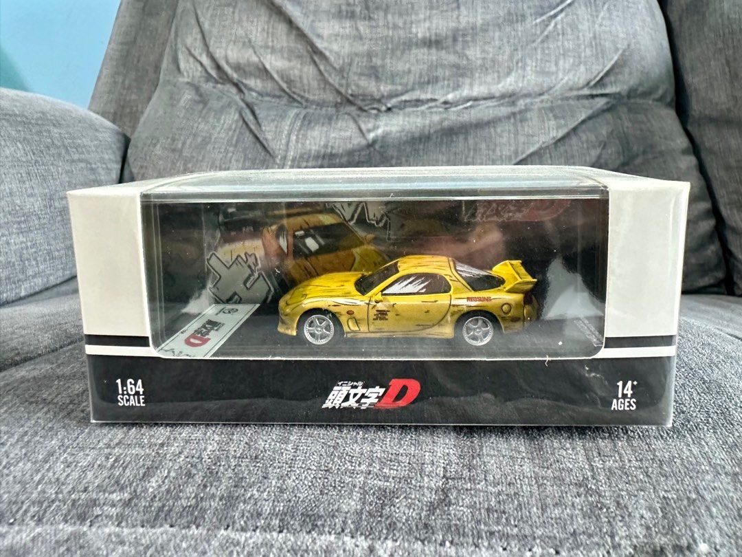 Initial D 1/64 Mazda RX7 FD Animation Version, Hobbies & Toys, Toys ...