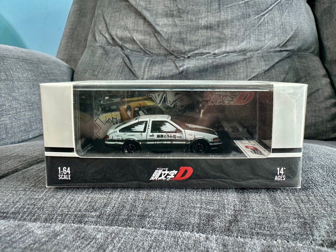 Initial D 1/64 Toyota AE 86 Animation Version, Hobbies & Toys, Toys ...