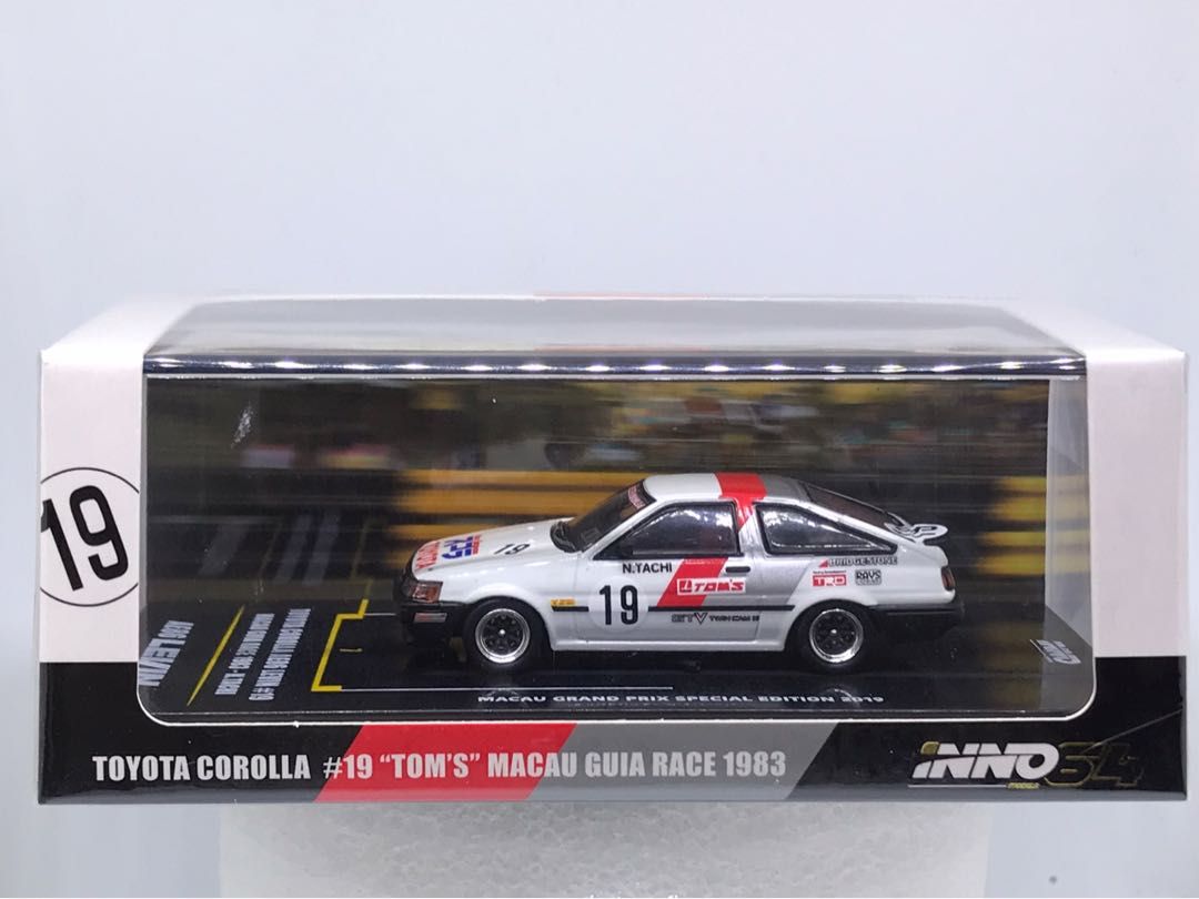 Inno64 Toyota Corolla AE86 Levin #19 Tom’s Macau Guia Race 1993 inno ...