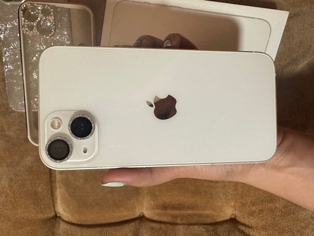 IPHONE 13 128gb STARLIGHT (white) lady owned complete with box, Mobile ...