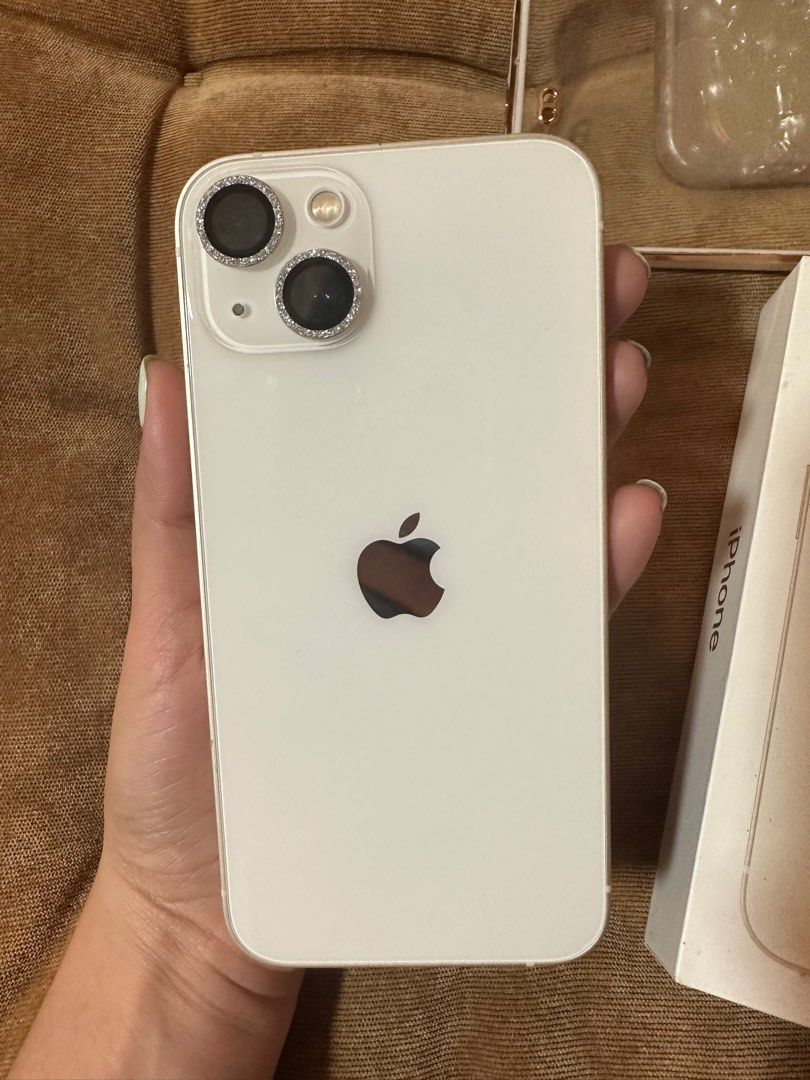IPHONE 13 128gb STARLIGHT (white) lady owned complete with box, Mobile ...