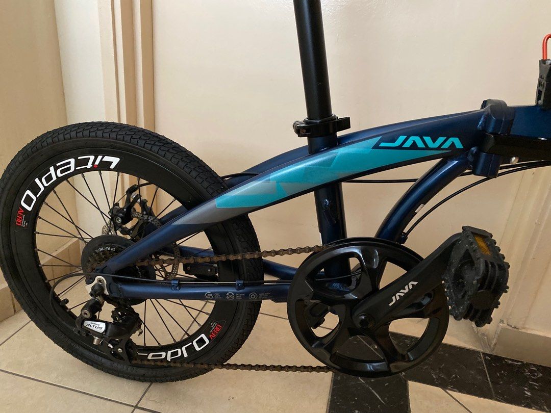 Java zelo v2 foldable aluminium bicycle (refurbished ready with new ...