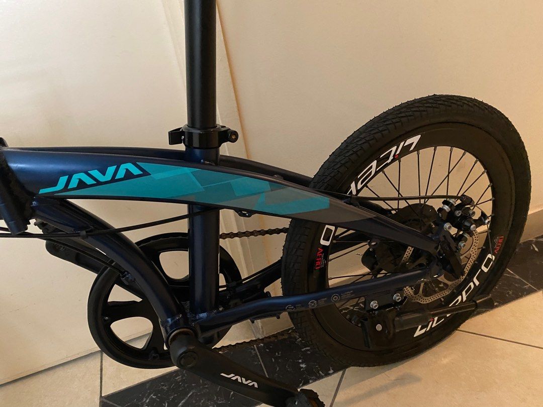 Java zelo v2 foldable aluminium bicycle (refurbished ready with new ...