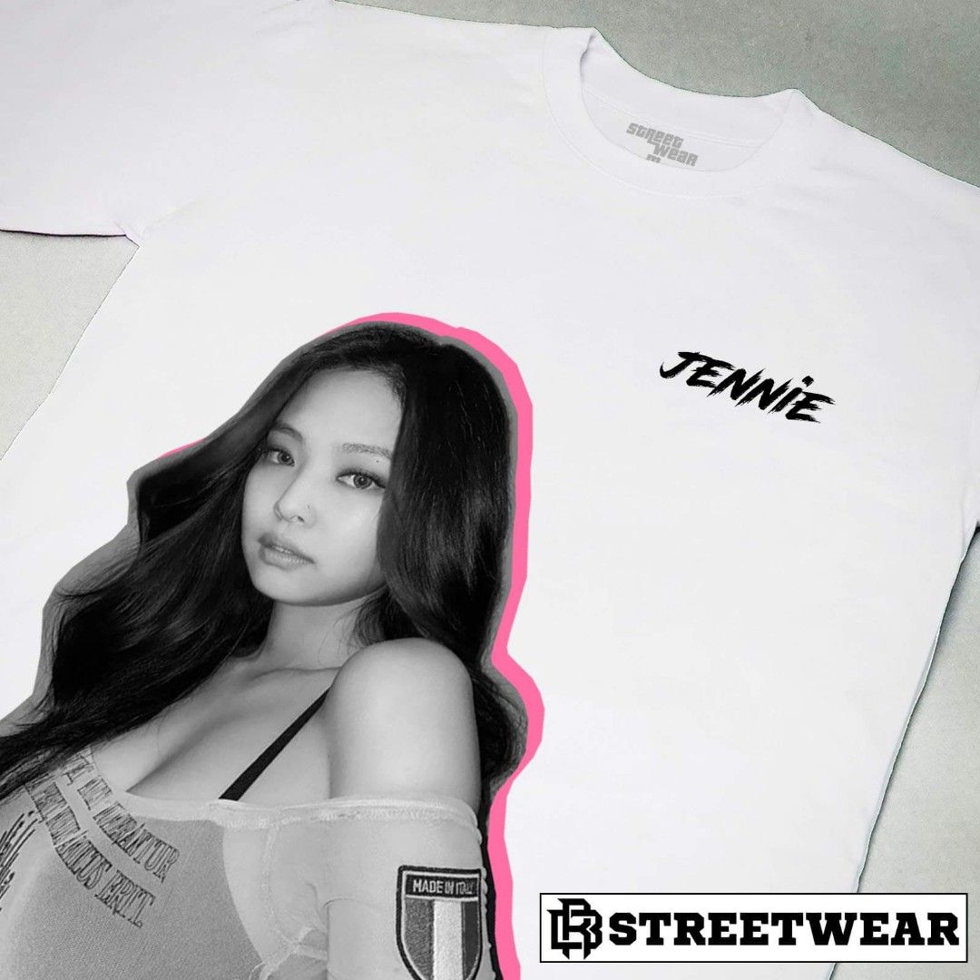 Jennie Blackpink Shirt, T-shirt, Cotton Shirt, Men's Fashion, Tops ...
