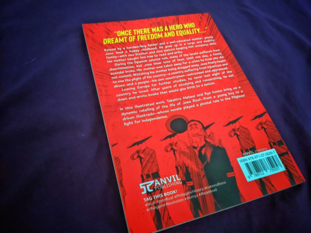Jose Rizal Illustrated Manga by Takahiro and Ryo, Hobbies & Toys, Books ...
