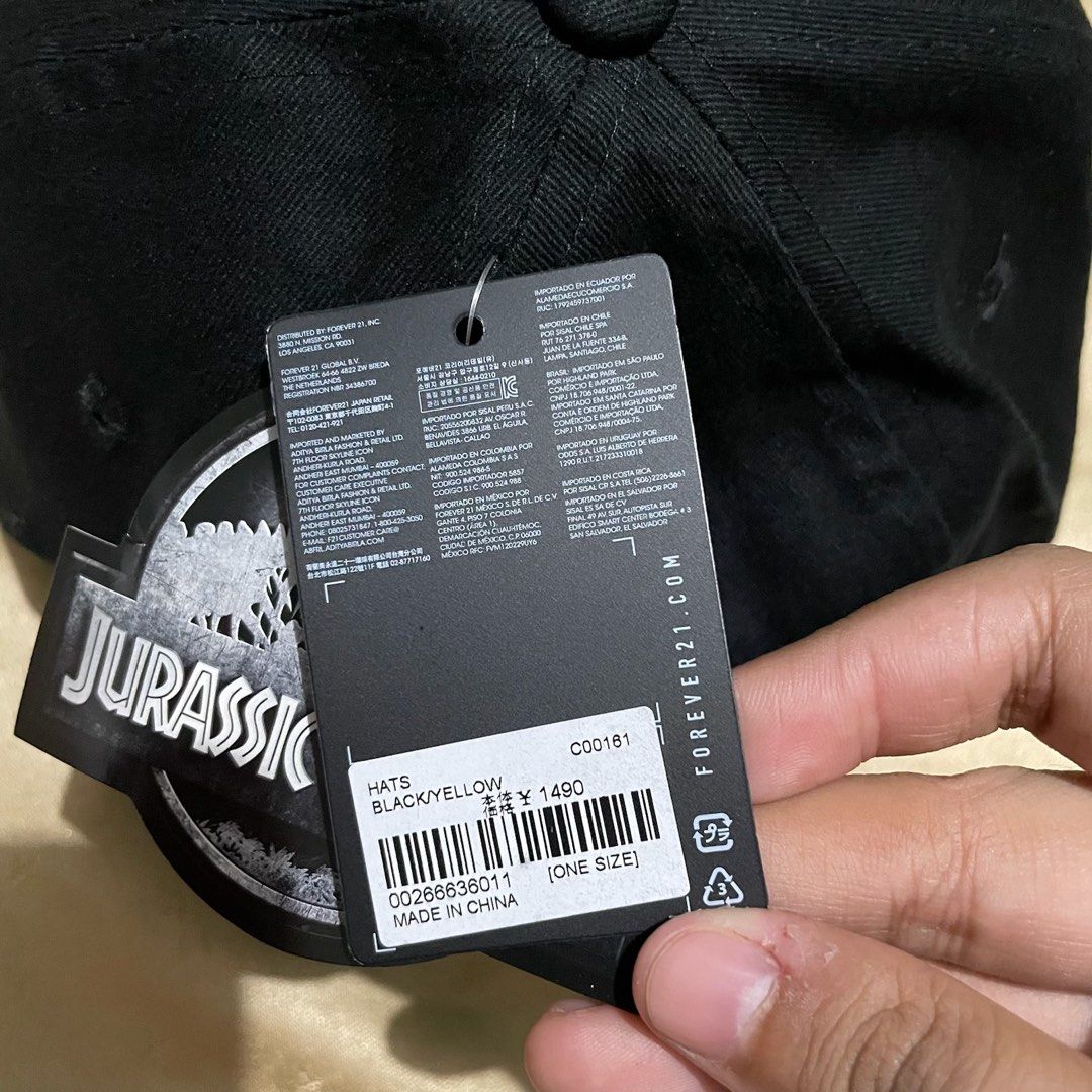 Jurassic World Cap Forever 21, Men's Fashion, Watches & Accessories ...
