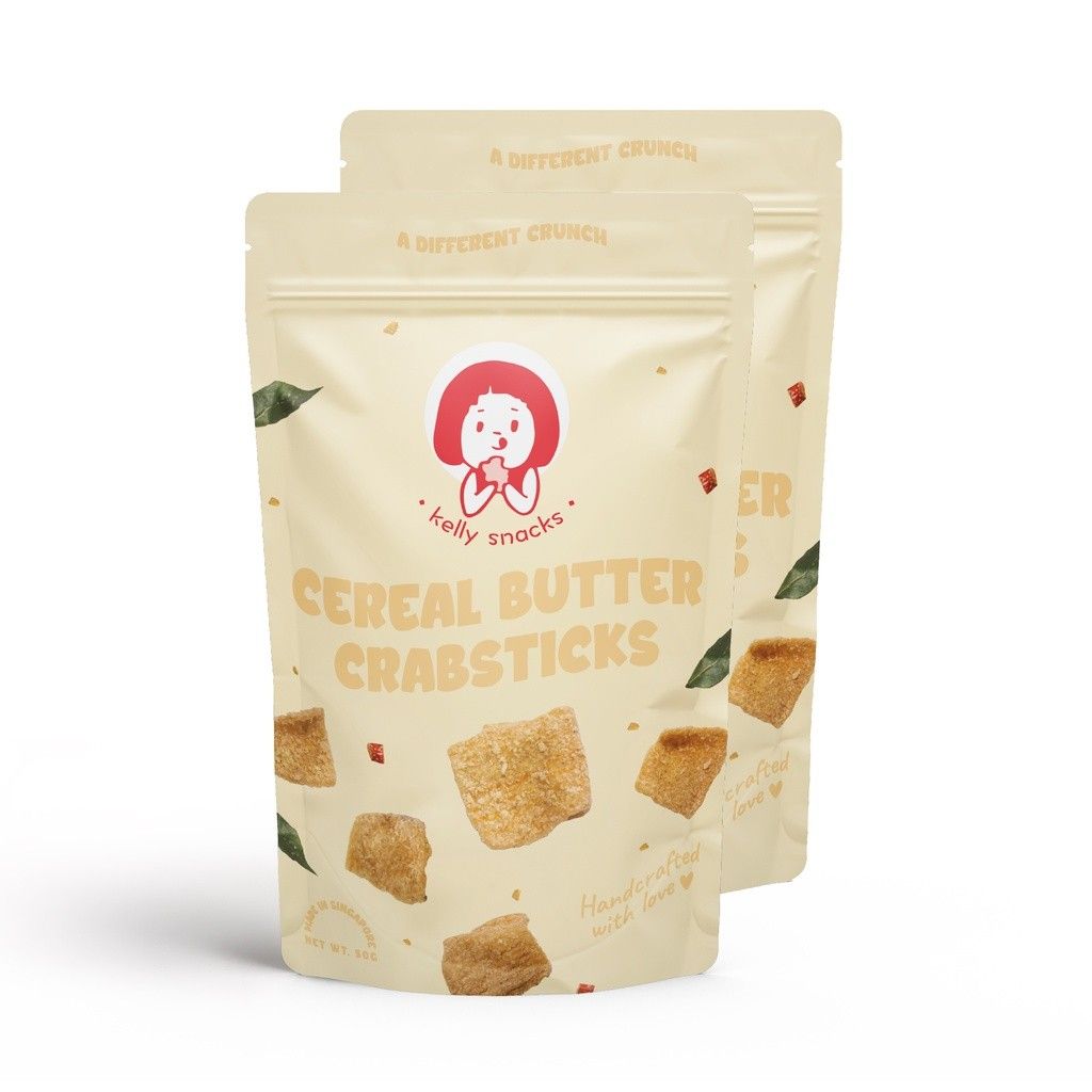 Kelly snacks Korean cereal butter crabstick crackers crabstick tidbits ...