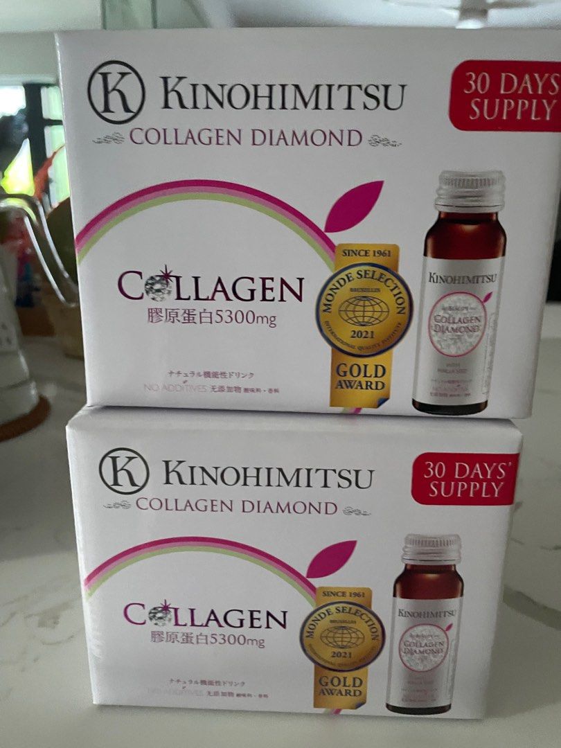 Kinohimitsu Collagen Diamond 5300mg 30 days supply, Health & Nutrition ...