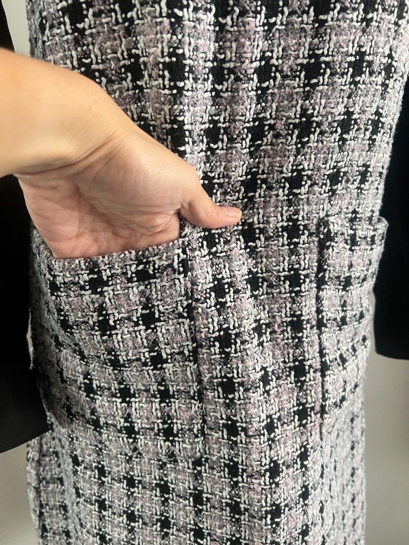 Korean Tweed dress, Women's Fashion, Dresses & Sets, Dresses on Carousell