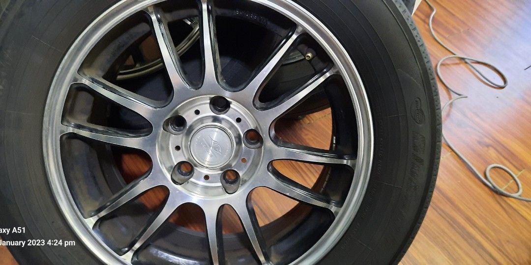 League ultra light aluminum sports rim 215/60 R16 (Toyota Estima.), Car ...