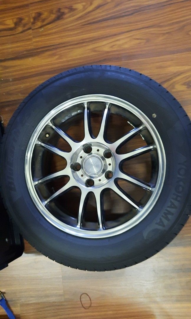 League ultra light aluminum sports rim 215/60 R16 (Toyota Estima.), Car ...