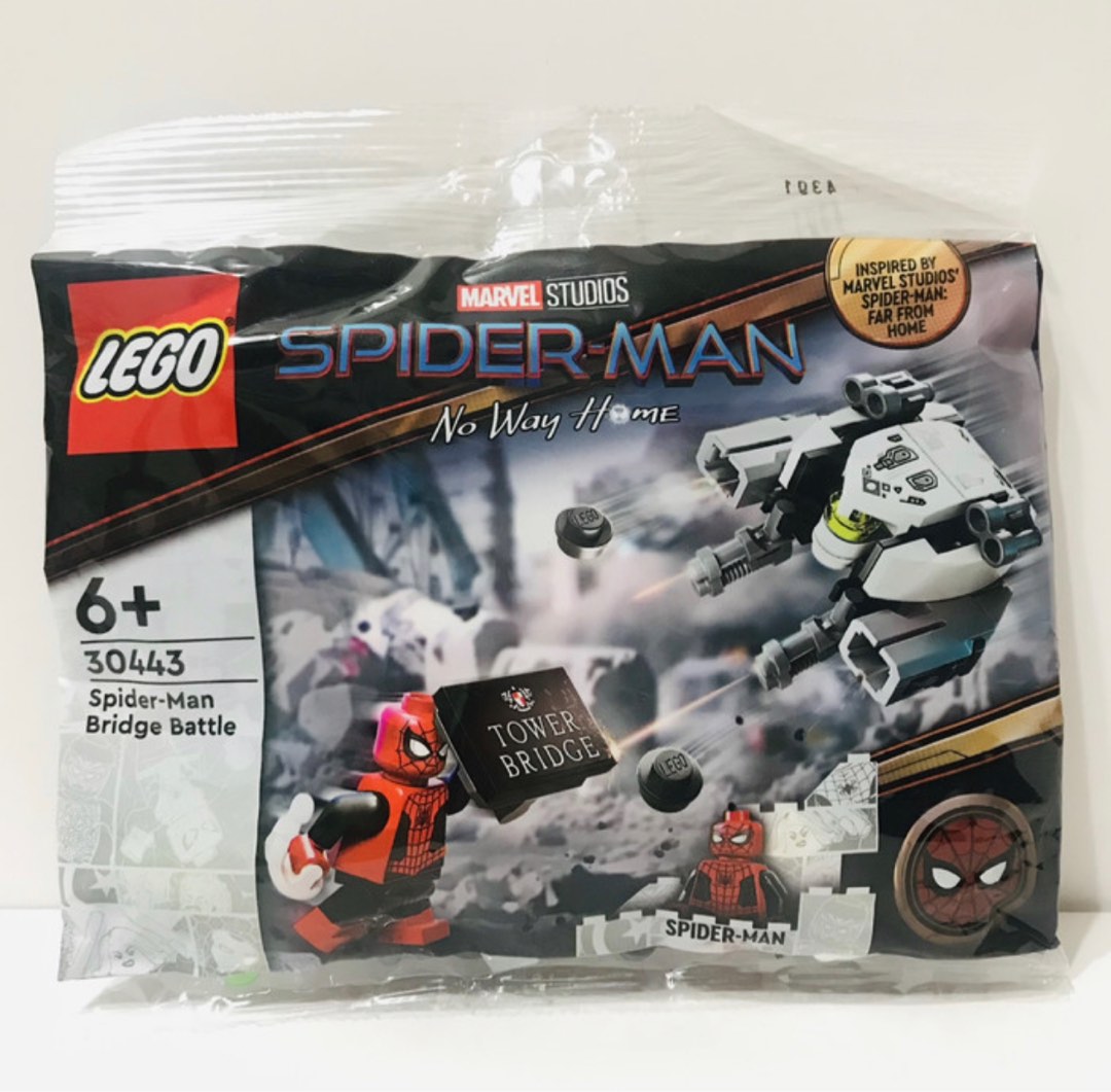 LEGO Marvel Spider-Man Bridge Battle (30443) Polybag, Toys ...