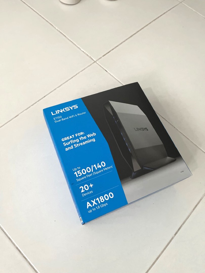 Linksys Dual Band Wifi 6 Router Warranty Computers And Tech Parts And Accessories Networking On