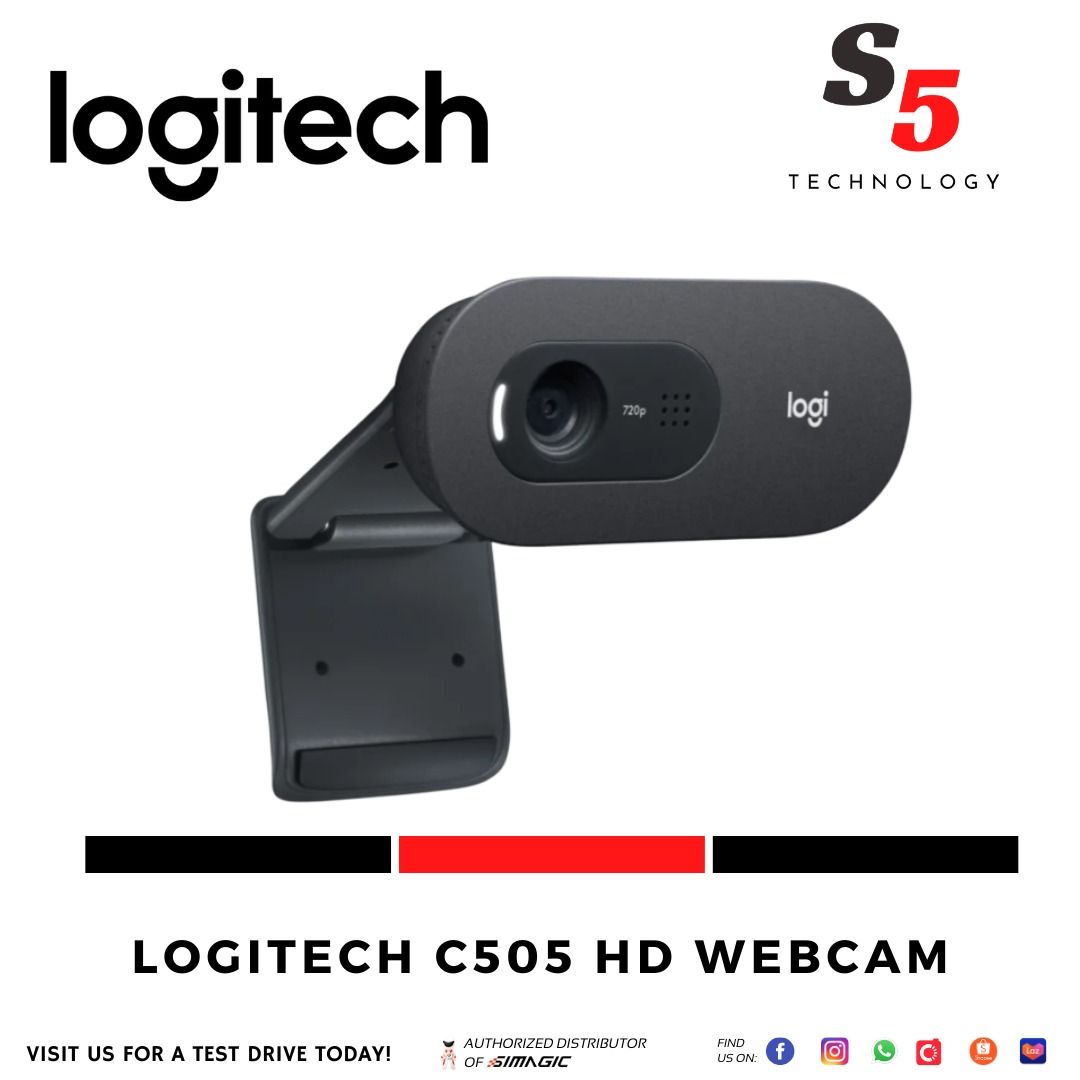 LOGITECH C505 HD WEBCAM, Computers & Tech, Parts & Accessories, Webcams ...