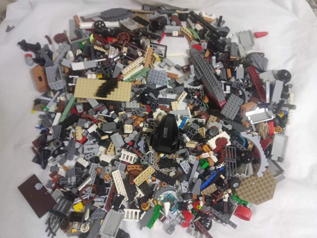 Loose Lego bricks 2 canisters, Hobbies & Toys, Toys & Games on Carousell