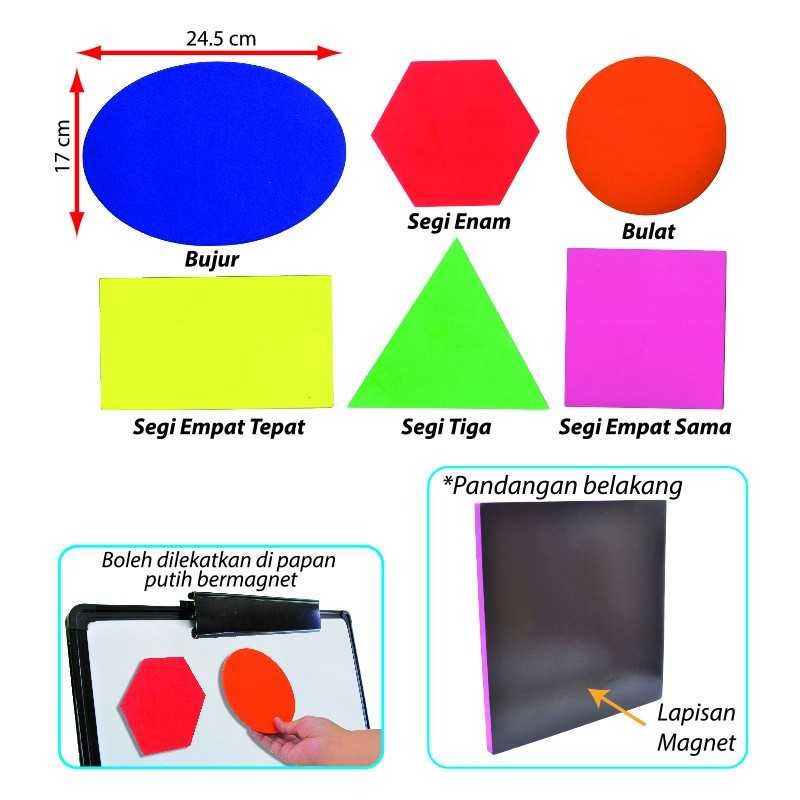 Magnetic EVA Shapes, Hobbies & Toys, Stationery & Craft, Stationery ...