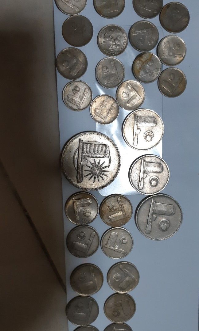 Malaysia ringgit coins $1,20,10,5 sen, Hobbies & Toys, Memorabilia ...