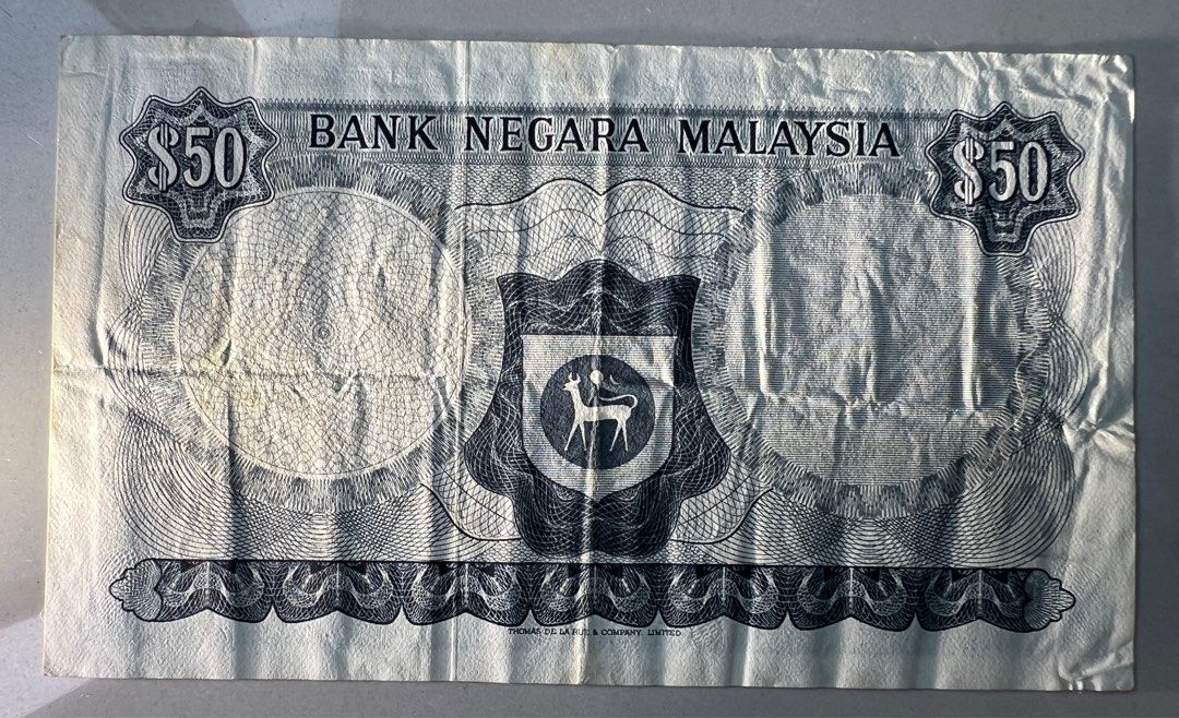 Malaysia 2nd Series RM50 $50 Ringgit Original VF, Hobbies & Toys ...