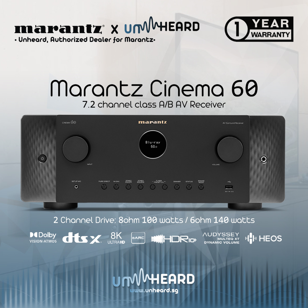 Marantz Cinema 60 Dolby Atmos DTS X AV Receiver 7.2 Not Denon AV ...