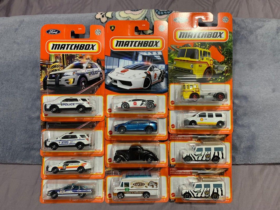 Matchbox Police 2016 Ford Interceptor Utility NYPD Chevy Caprice ...