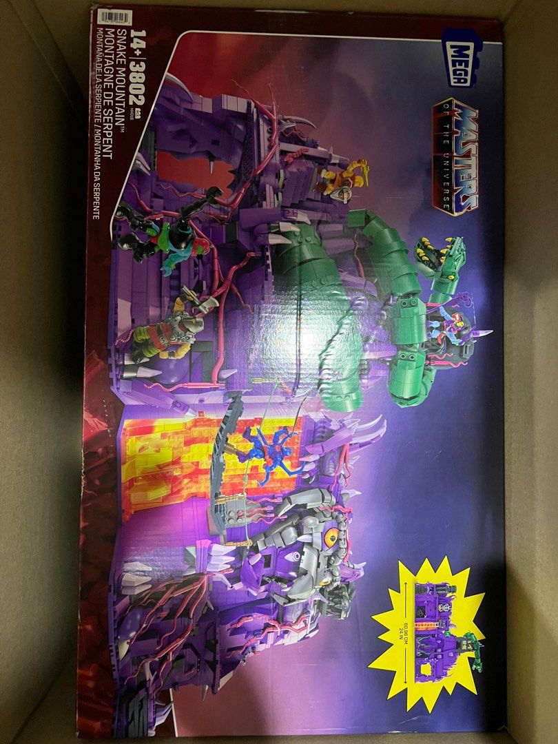 Mega Construx Masters of the Universe Snake Mountain MOTU origins ...