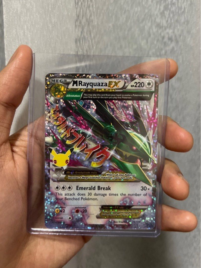 Mega Rayquaza EX | Celebrations, Hobbies & Toys, Toys & Games on Carousell