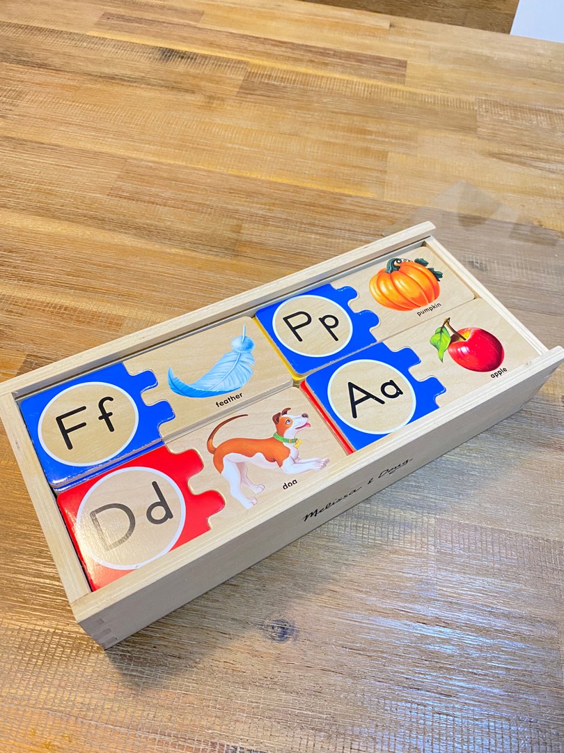 Melissa & Doug - Alphabet Puzzles, Hobbies & Toys, Toys & Games on ...