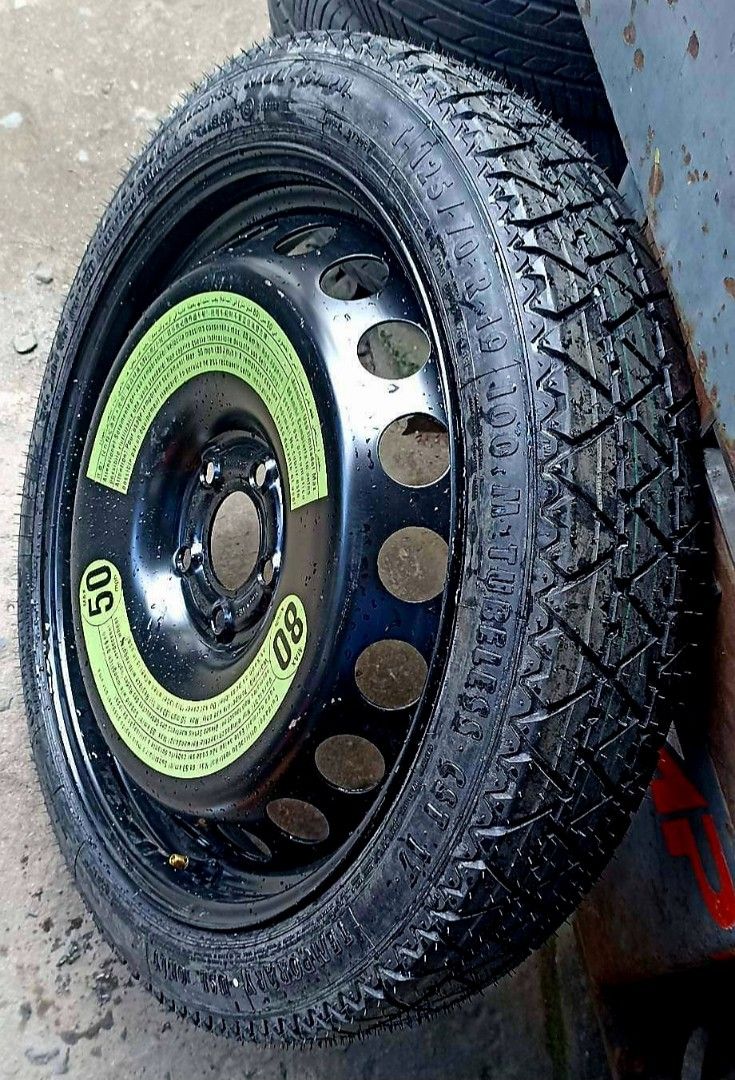 Mercedes Benz Audi Donut spare Tire 17 inch doughnut 5 x 112, Car Parts ...