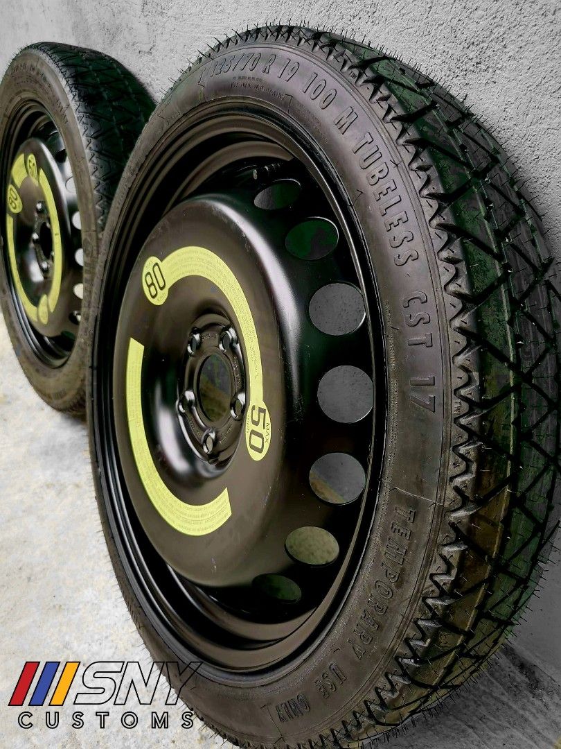 Mercedes Benz Audi Donut spare Tire 17 inch doughnut 5 x 112, Car Parts ...