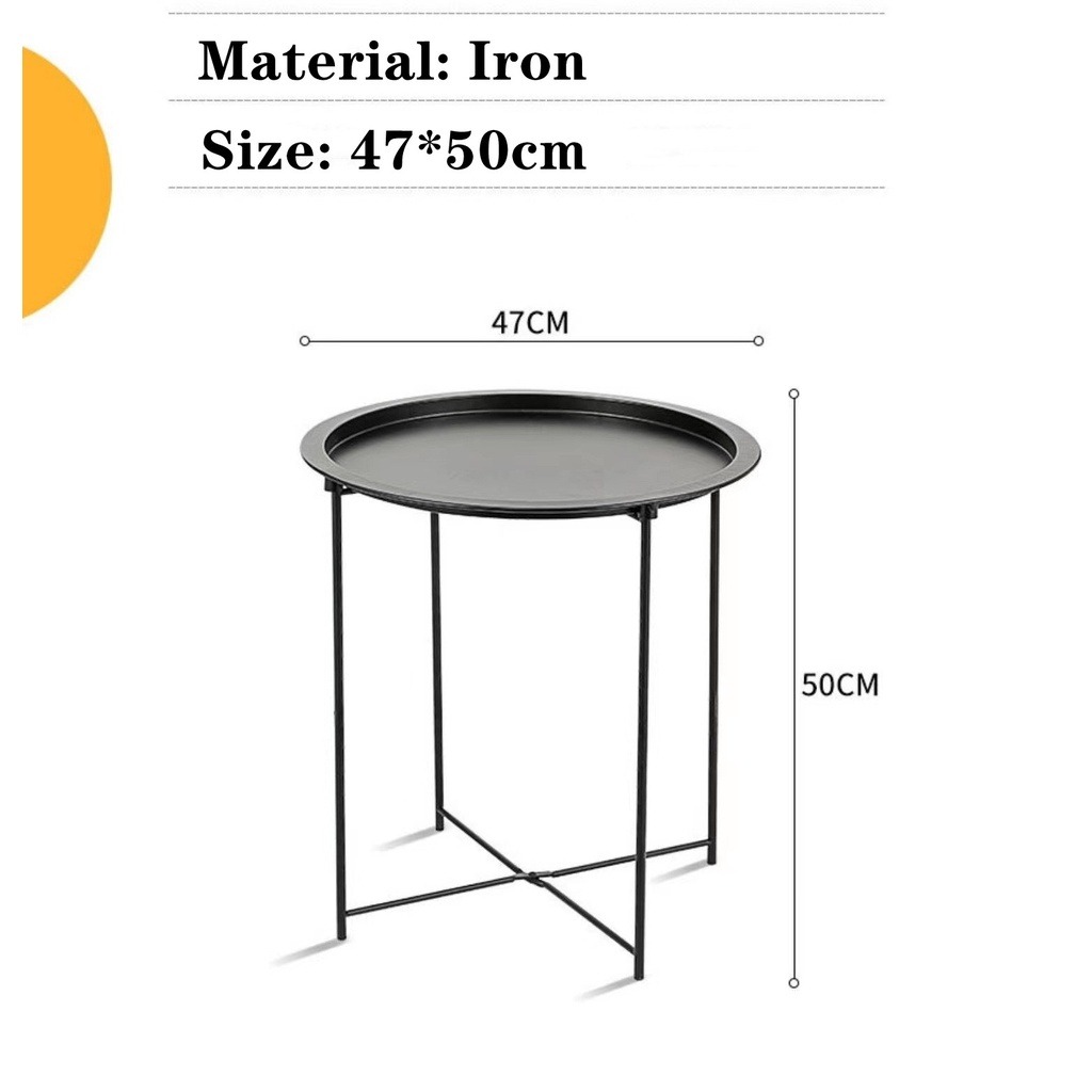 Metal Coffee Table Nordic Simple Iron Tea Table Corners Small Table ...