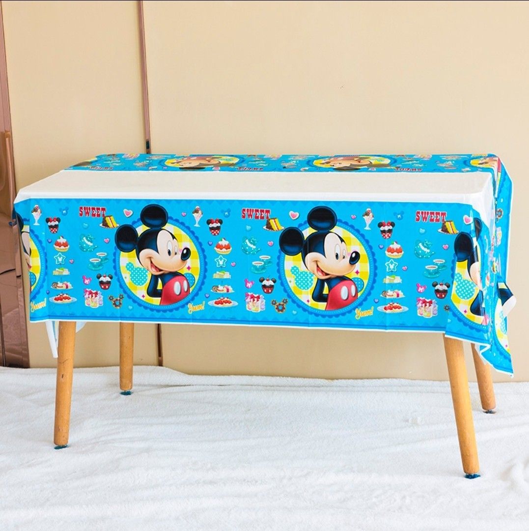 Mickey Mouse Paper plates plate Happy Birthday Banner Goodie bag party ...