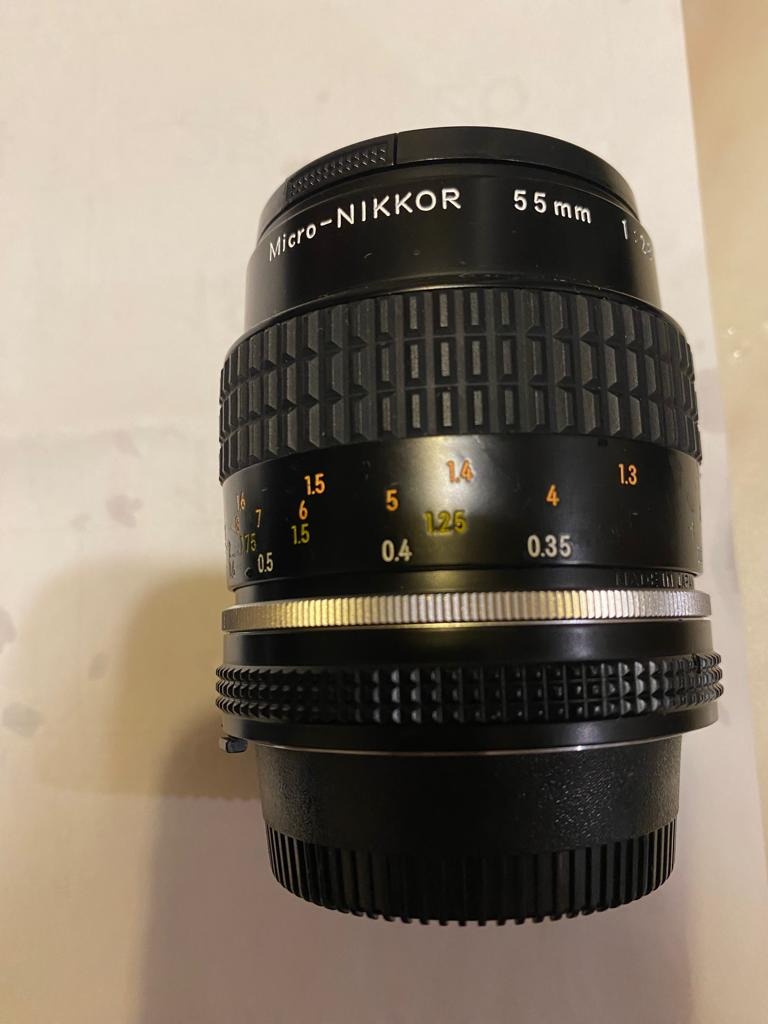 Micro-Nikkor 55 mm f/2.8, 攝影器材, 鏡頭及裝備 - Carousell