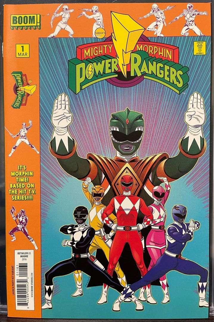MIGHTY MORPHIN POWER RANGERS #1 ( LAUNCH PARTY EXCLUSIVE VARIANT ...