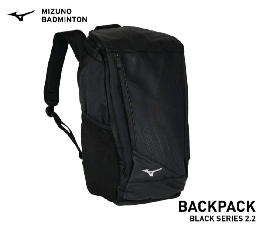 Mizuno Badminton Racket Bag- Black Series 2.2 backpack, Sports ...