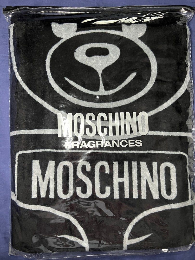 MOSCHINO Beach Towel, Luxury, Accessories on Carousell