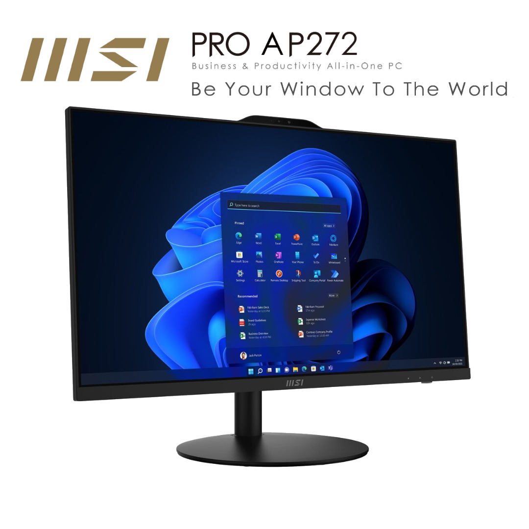 MSI MSI PRO AP272 12M-037SG - Black - All-In-One PC | Intel Core i5 ...