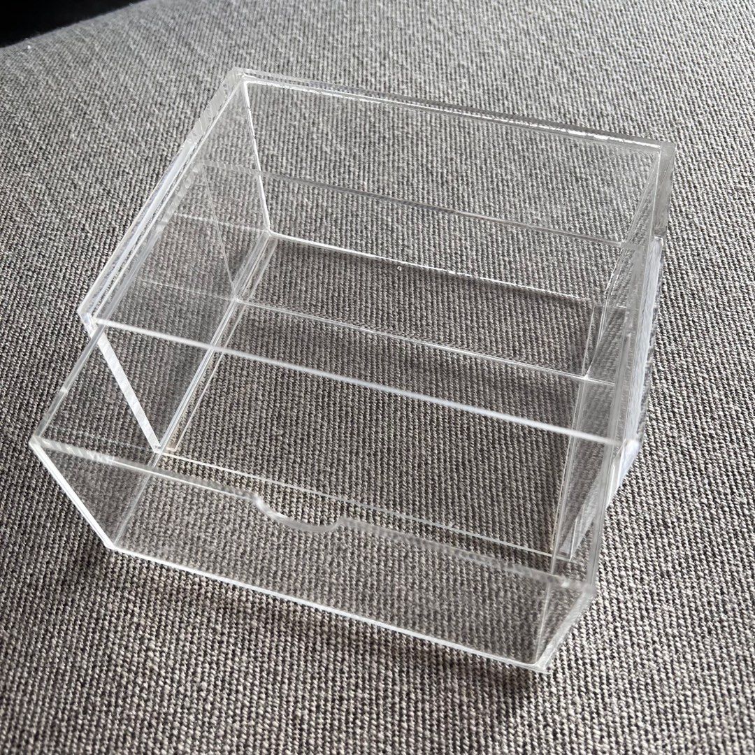 Muji Acrylic Case Drawer Stackable Storage Box, Furniture & Home Living ...