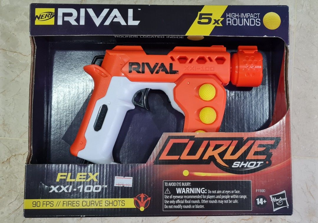 NERF RIVAL FLEX XXI-100 Curve Shot, Hobbies & Toys, Toys & Games on ...