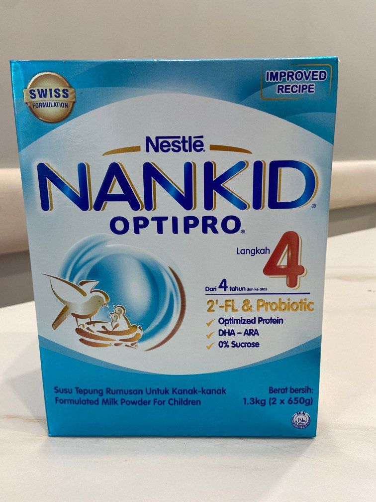 Nestle Nankid Optipro Step 4 (Malaysia Version), Babies & Kids, Nursing ...