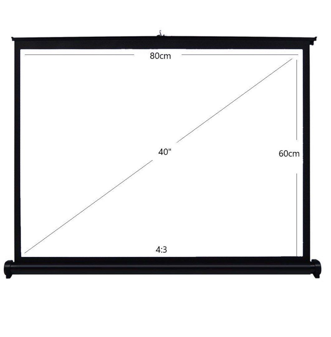 NEW 40inch Table projector screen, TV & Home Appliances, TV ...
