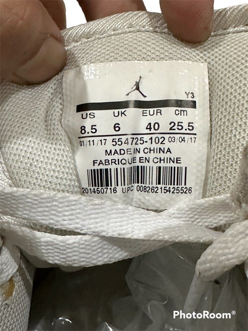 Nike Air Jordan Triple-White Special, Men's Fashion, Footwear, Sneakers ...