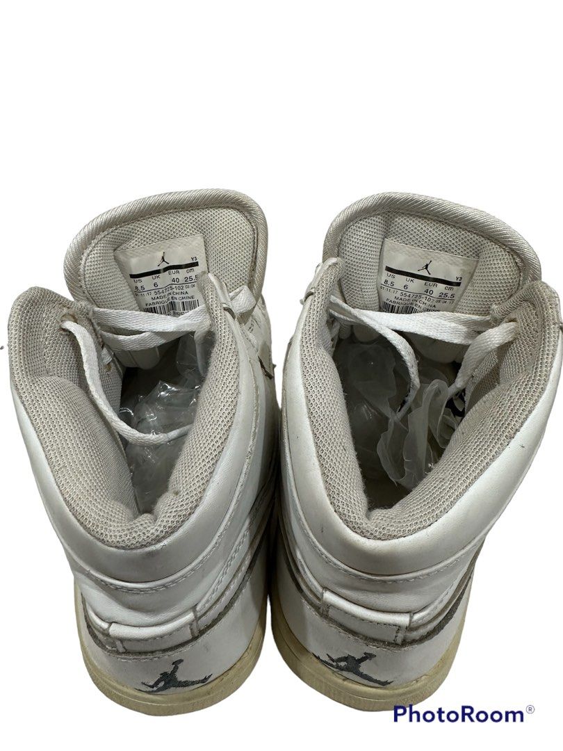 Nike Air Jordan Triple-White Special, Men's Fashion, Footwear, Sneakers ...