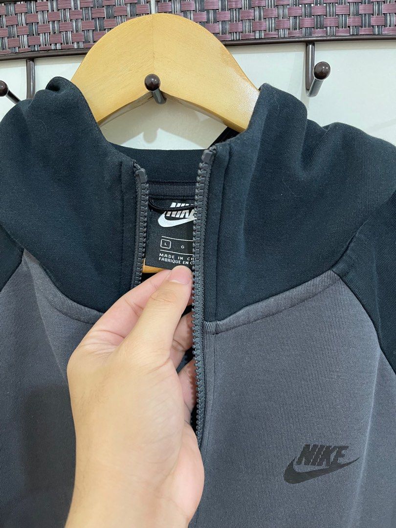 Nike TF Tech Fleece Two Tone Hoodie Jacket Large, Men's Fashion, Coats ...
