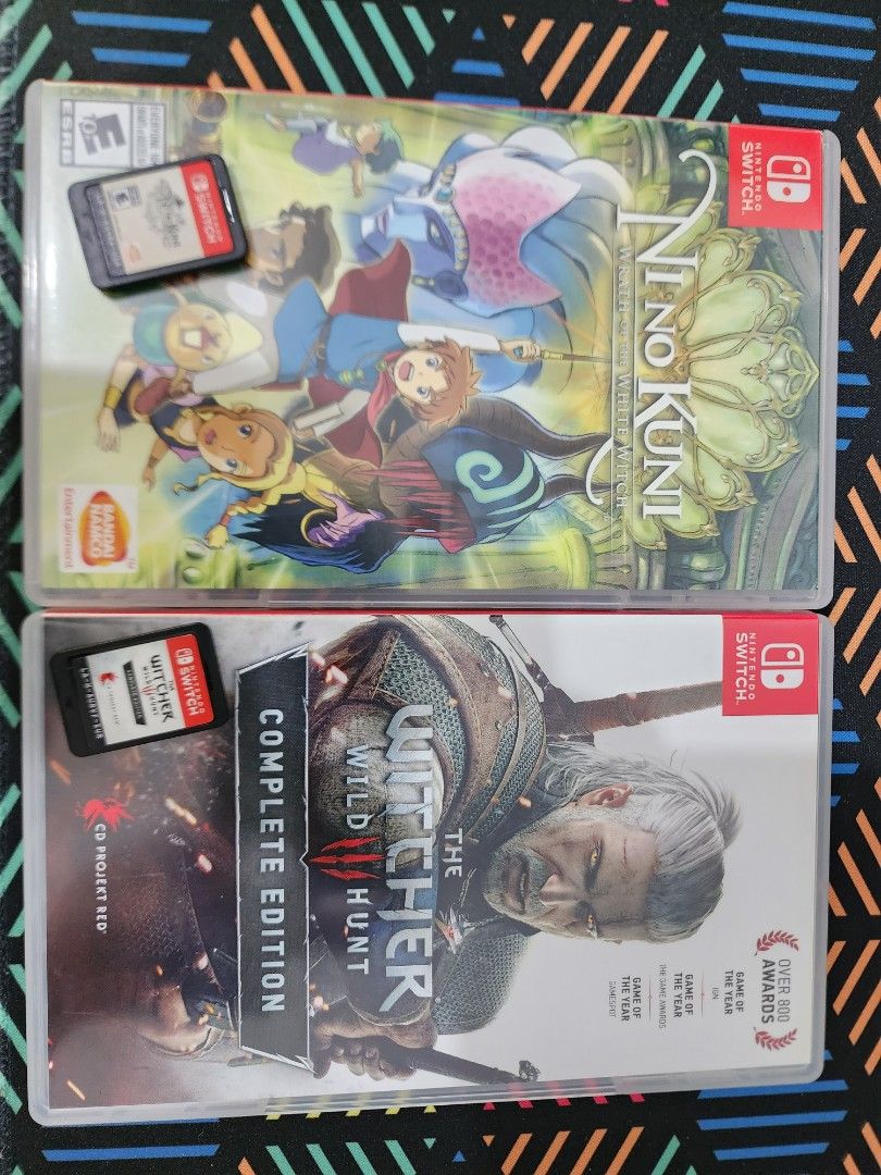 Nintendo Switch Games : Bundle @ 2500 Witcher III and Ni No Kuni Wrath ...