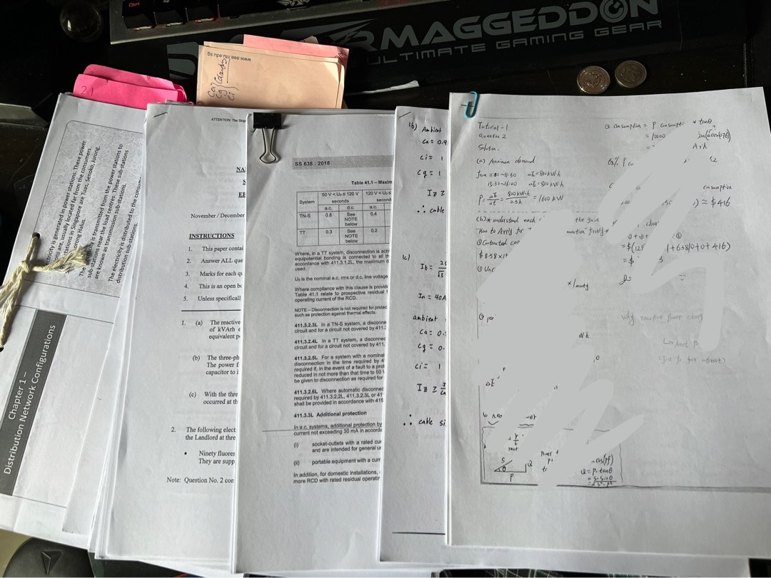 NTU EE4503 Full Notes & PYP, Hobbies & Toys, Books & Magazines ...