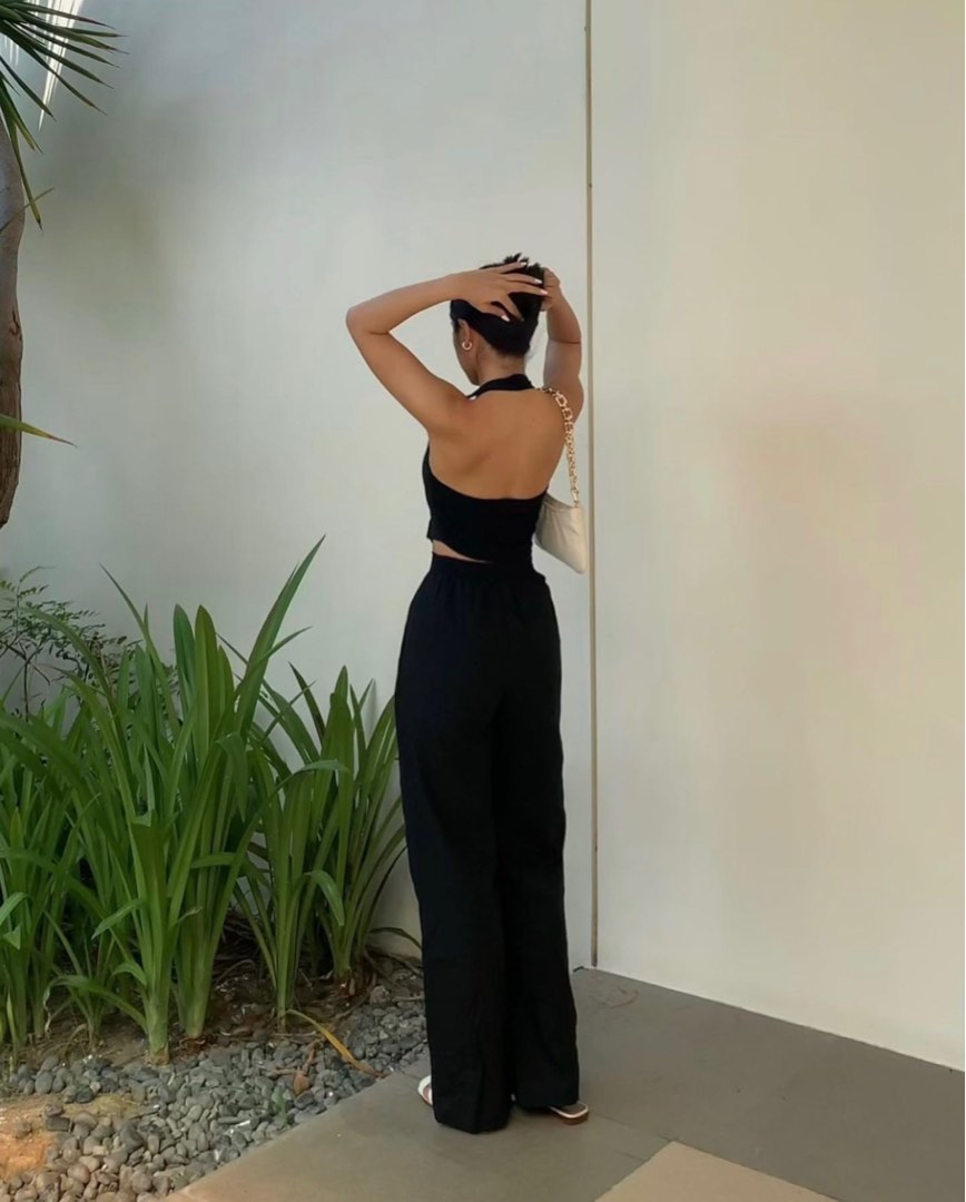 Oh Cherie Studio - Saddie Set in Black, Women's Fashion, Dresses & Sets ...