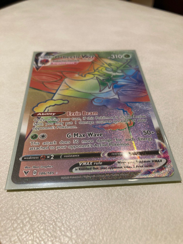 Orbeetle VMax Rainbow Rare, Hobbies & Toys, Toys & Games on Carousell