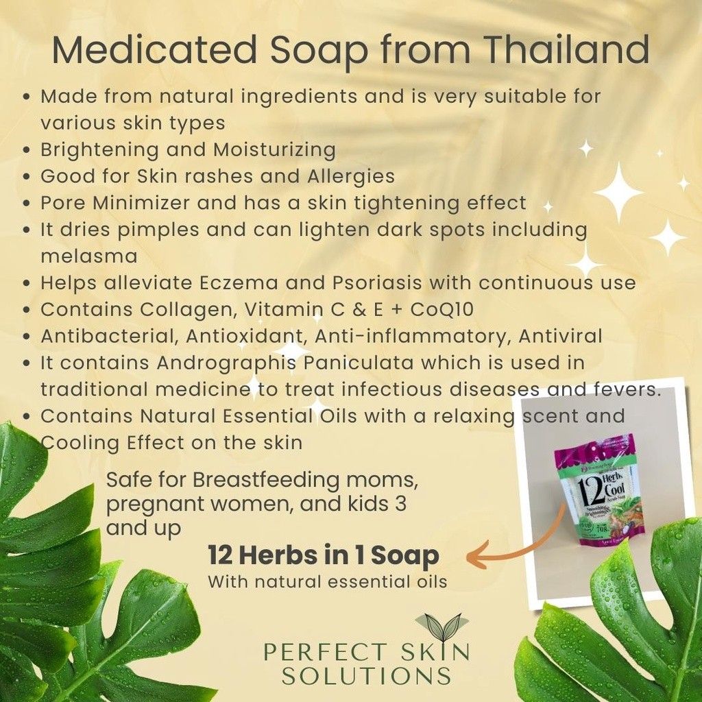 ORIGINAL Medicated Soap from Thailand, Beauty & Personal Care, Bath ...